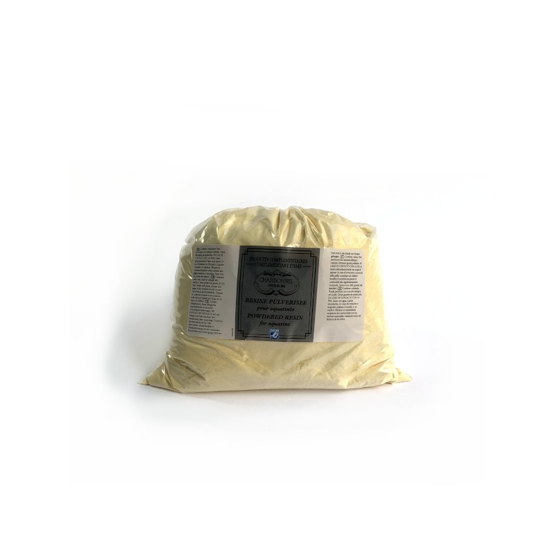 Colophony powder. Rosin for aquatint